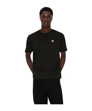 Kenzo Lucky Tiger Embroidered Crewneck T-shirt - Black