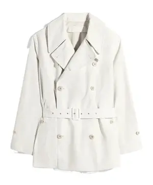 LEMAIRE Belted Trench Coat - Soy
