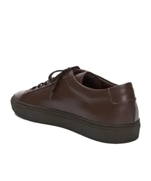 COMMON PROJECTS Leather-panelled Lace-up Sneakers