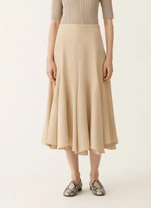 Fabiana Filippi Flared Skirt - Nude