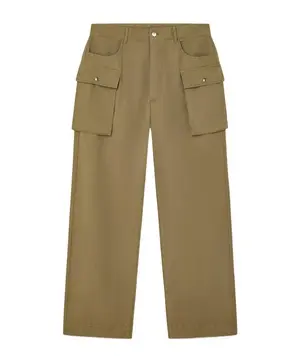 Gimaguas Casual Pants With Belt Loops - Khaki