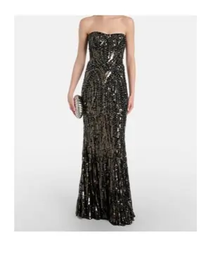 Jenny Packham Euphoria Embellished Bustier Gown