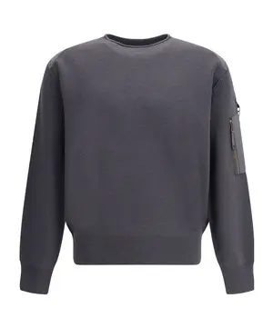 PARAJUMPERS Crew Neck Long Sleeve Sweater - Black