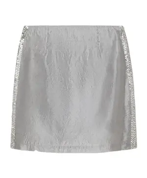 Gimaguas Side Striped Midi Skirt - Grey