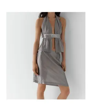 Gimaguas Side Striped Midi Skirt