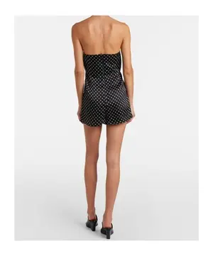 JEAN PAUL GAULTIER Polka-dot Silk Romper