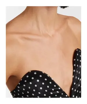 JEAN PAUL GAULTIER Polka-dot Silk Romper
