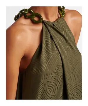 JOSEPH Parc Printed Silk Maxi Dress
