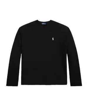 Polo Ralph Lauren Crewneck Logo Embroidered T-shirt - Black