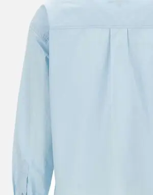 A.p.c. Boyfriend Logo-embroidered Buttoned Shirt