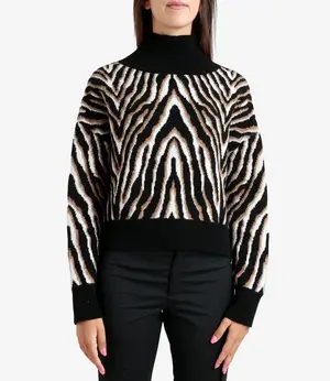 Erika Cavallini Patterned-intarsia Wool-blend Jumper