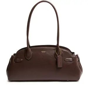 COACH Empire Carryall 34 Glazed Leather Shoulder Bag