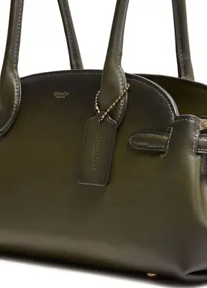 COACH Empire Carryall 34 Glazed Leather Shoulder Bag