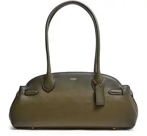 COACH Empire Carryall 34 Glazed Leather Shoulder Bag