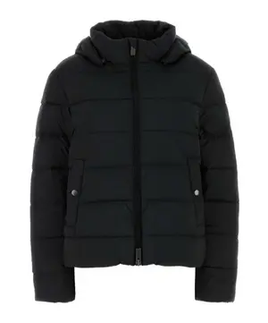 Pyrenex Spoutnic Quilted Down Jacket With Hood - Black
