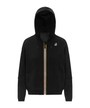 K-WAY Lara Full Zip Hoodie - Black