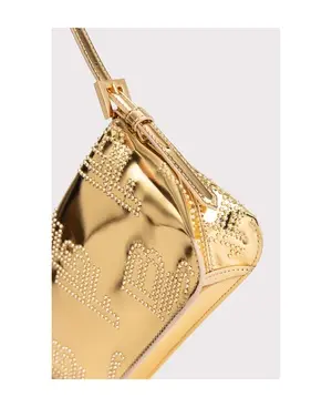 By Far Dulce Crystal Embellished Shoulder Bag