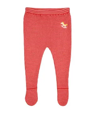 BOBO CHOSES Textured Rocking-horse Trousers - Red