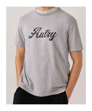 AUTRY Script-logo Cotton T-shirt