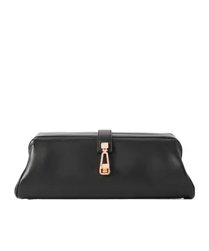 Gabriela Hearst Paola Clutch Bag - Black