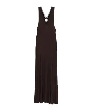 Nanushka Ignia Lace-detail Maxi Dress - Black