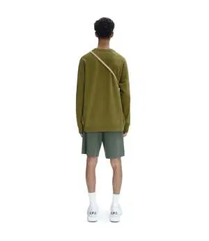 A.p.c. Logo-embroidered Cotton Sweatshirt
