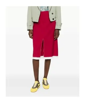 Marni Split-hem Midi Skirt