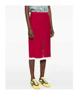 Marni Split-hem Midi Skirt