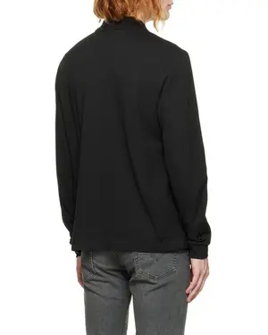 Lacoste Logo Long-sleeved Polo Shirt