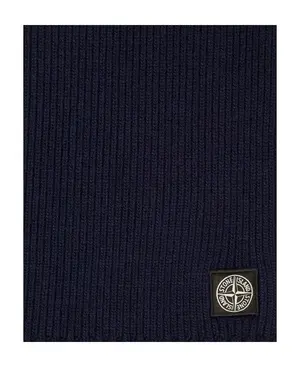 Stone Island Ribbed Knit Scarf