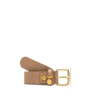 GIANNI CHIARINI Pebble-grain Charm Belt - Clay
