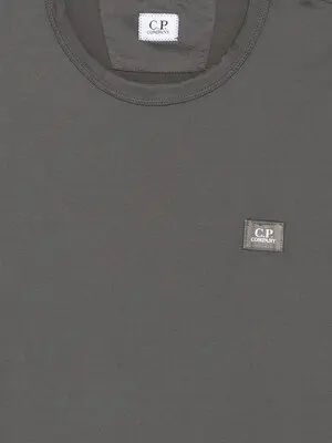 C.P. COMPANY Logo Patch Crewneck T-shirt