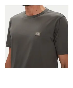 C.P. COMPANY Logo Patch Crewneck T-shirt