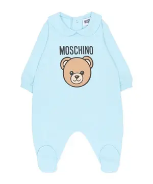 Moschino Bear Print Bodysuit - Blue