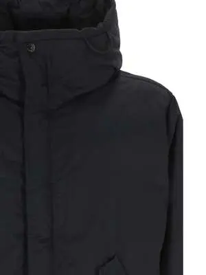 Stone Island Compass-patch Hooded Padded Jacket