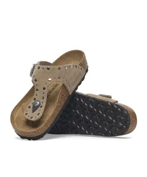 BIRKENSTOCK Gizeh Rivet Studded Thong Flat Sandals