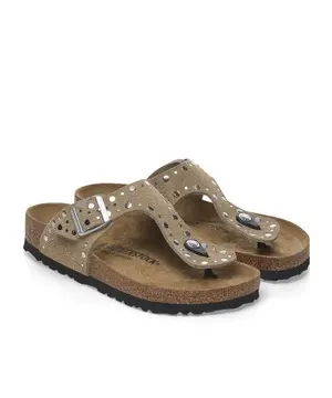 BIRKENSTOCK Gizeh Rivet Studded Thong Flat Sandals