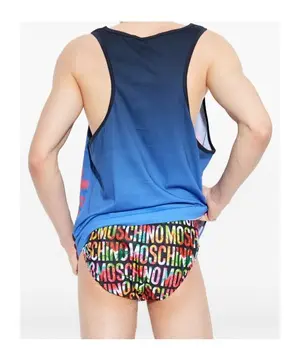 Moschino Palm-tree-print Tank Top
