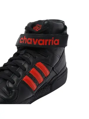 Adidas Originals X Willy Chavarria Forum 84 Hi Lace-up Sneakers - Black