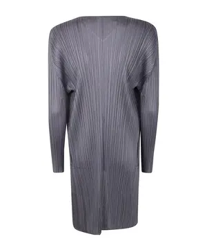 PLEATS PLEASE BY ISSEY MIYAKE Pleated Cardigan-coat