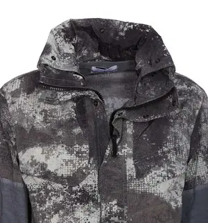 Stone Island Camouflage Printed Logo Patch Jacket