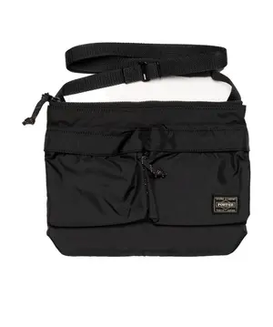 PORTER-YOSHIDA  CO Porter-yoshida Co Zip-pocket Shoulder Bag - Black