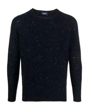 DRUMOHR Crew-neck Speckle-knit Jumper