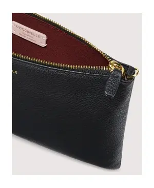COCCINELLE Pebble-texture Leather Crossbody Bag