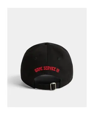 Dsquared2 Logo Embroidered Distressed Baseball Cap