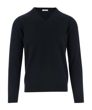 Malo Fine-knit Cashmere Jumper - Black