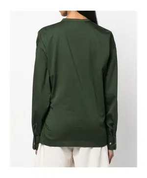 LEMAIRE Band Collar Asymmetric Shirt - No