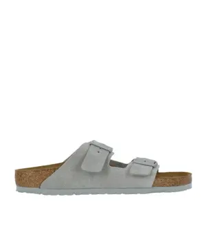 BIRKENSTOCK Double Strap Slip-on Sandals - Gray