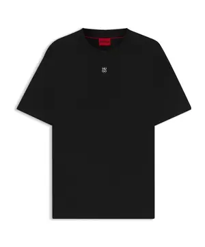 Hugo Boss Logo Patch Crewneck T-shirt - Black