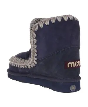 Mou Mouk Boots With Crochet Stitch Detailing